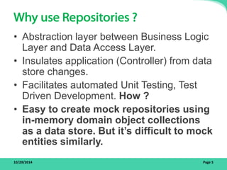 Repository and Unit Of Work Design Patterns | PDF