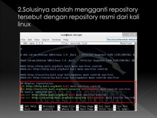Repository kali linux | PPTX