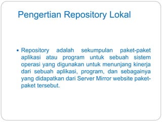 Repository lokal Kubuntu | PPT