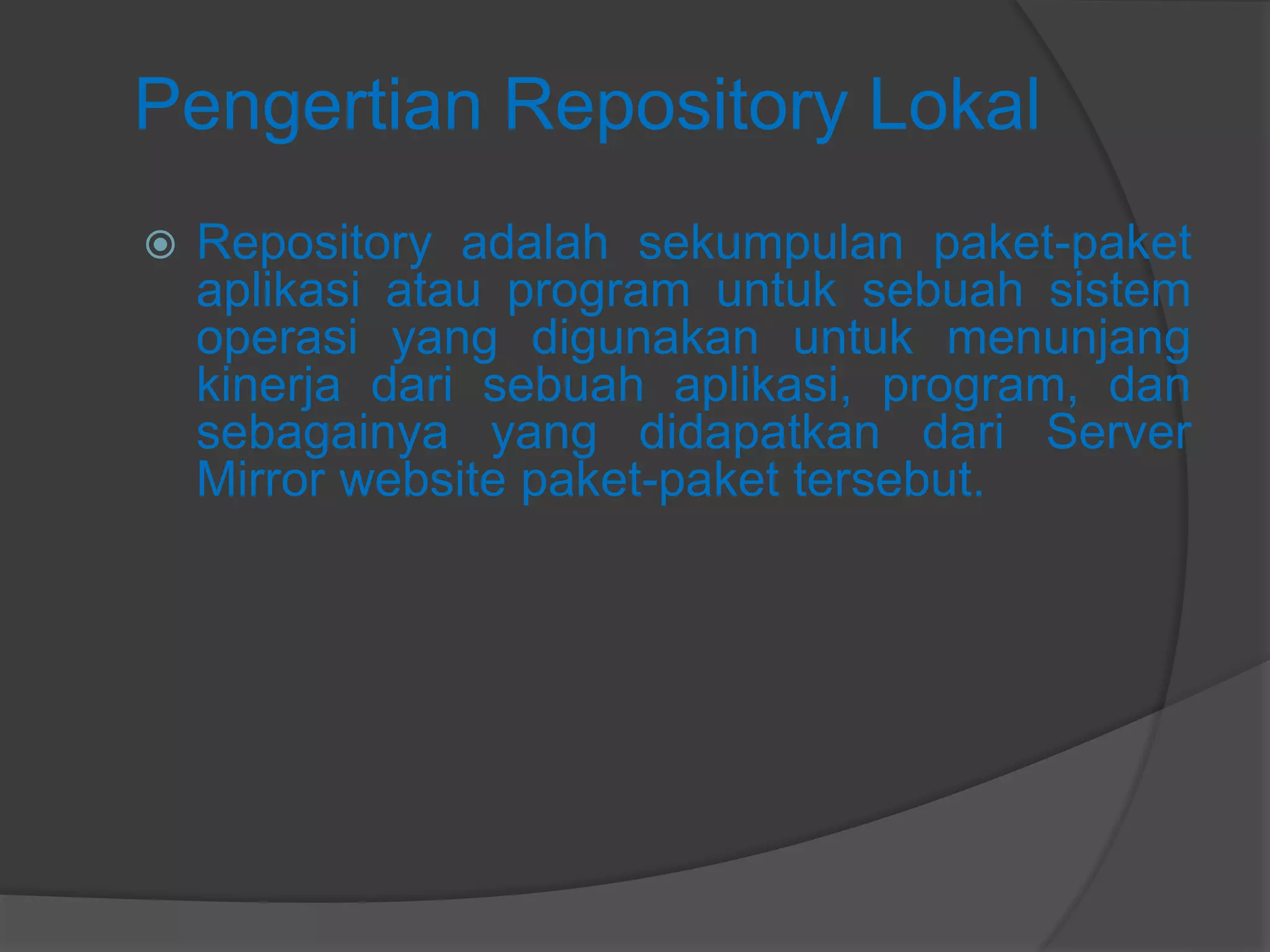 Repository lokal | PPTX