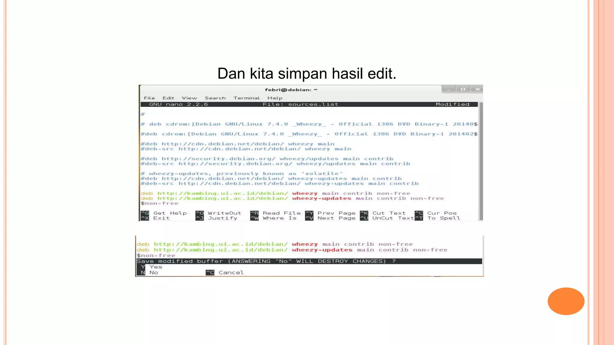 Repository pada debian linux | PPTX