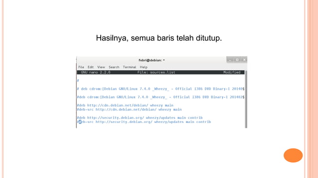 Repository pada debian linux | PPTX