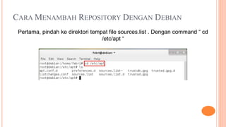 Repository pada debian linux | PPTX