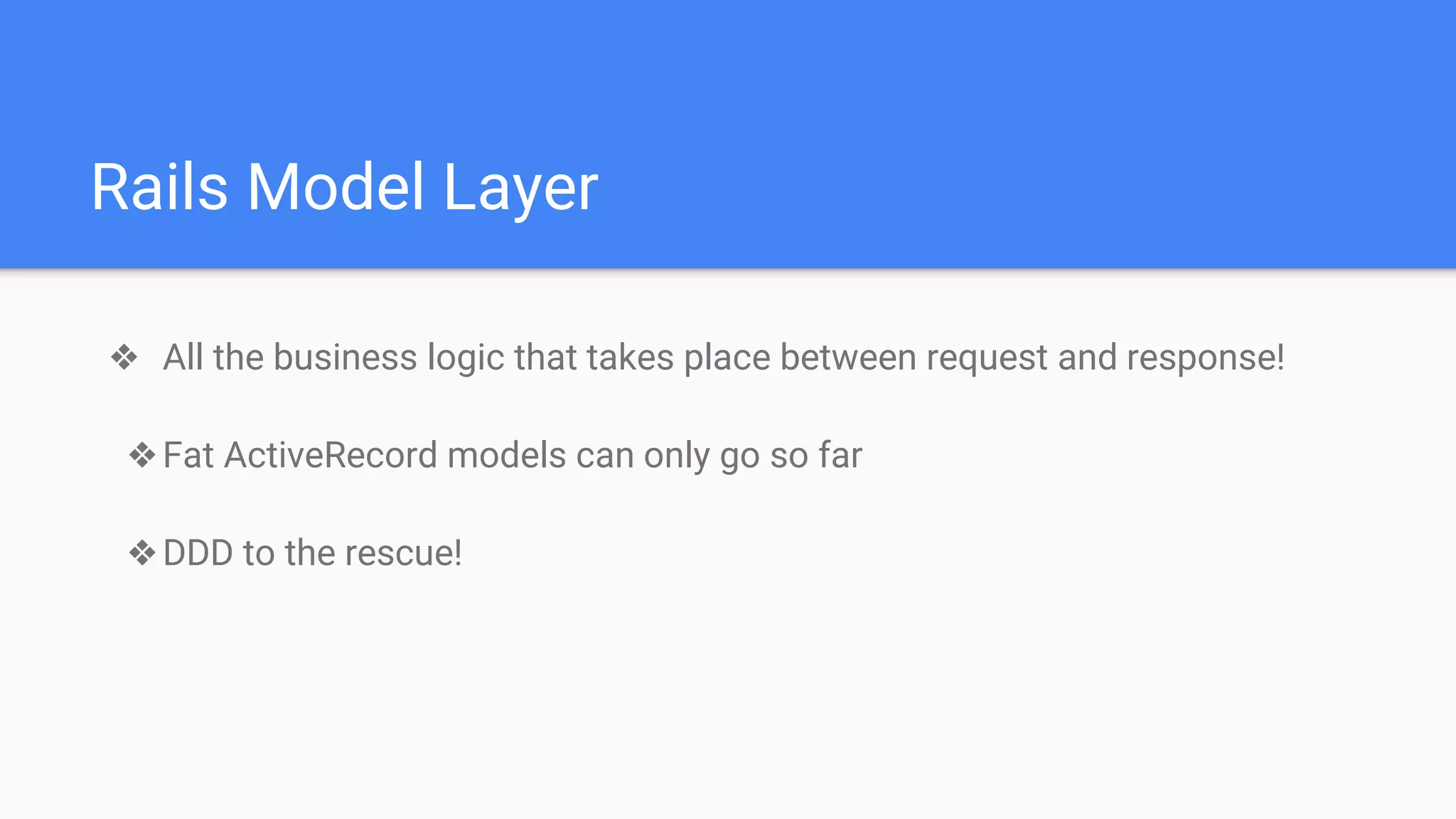 Domain Driven Design in Rails | PPTX