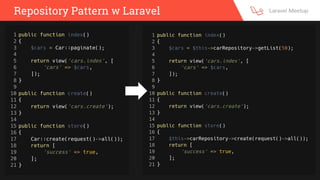 Praktyczne użycie Repository Pattern w Laravel cz. I | PPT | Free Download