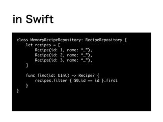 Repository pattern in swift | PPT