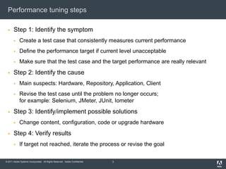 Repository performance tuning | PPT