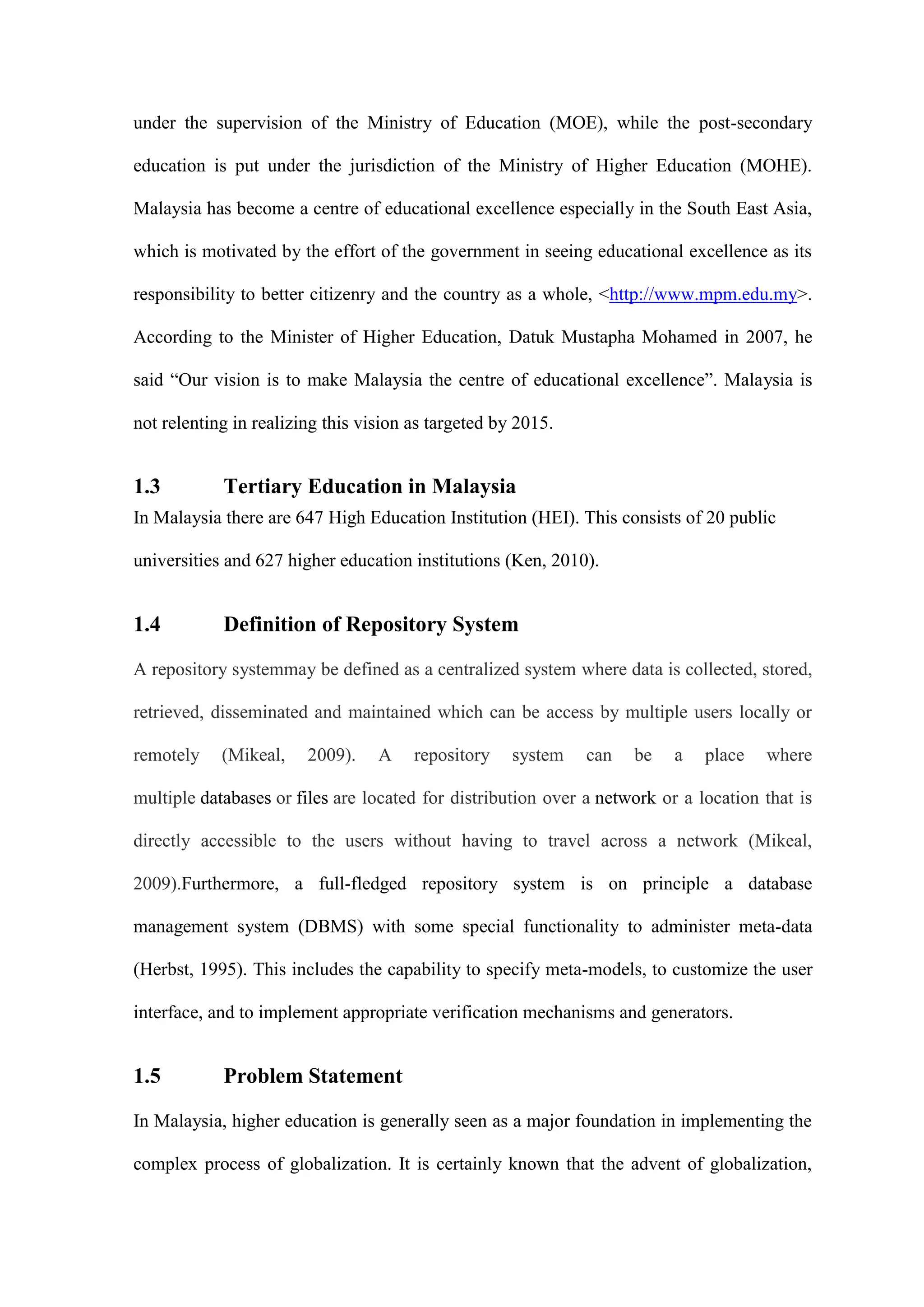 Repository system | DOCX