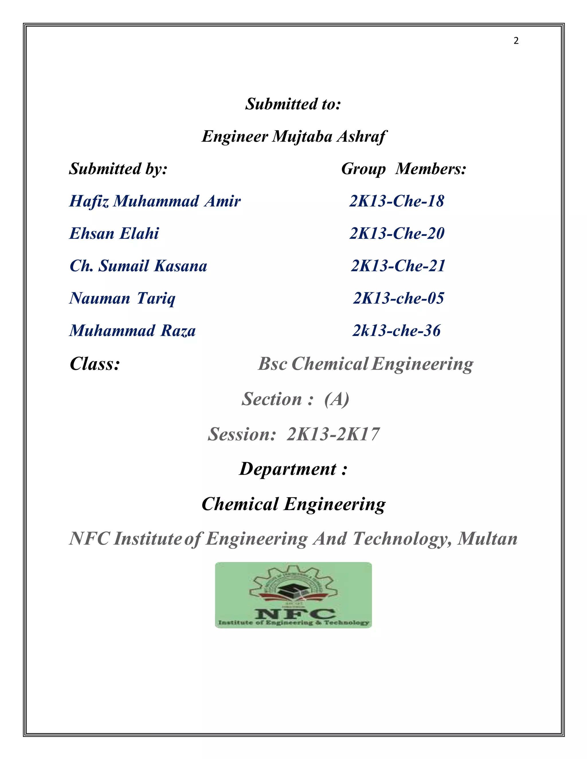 askari cement report | DOCX