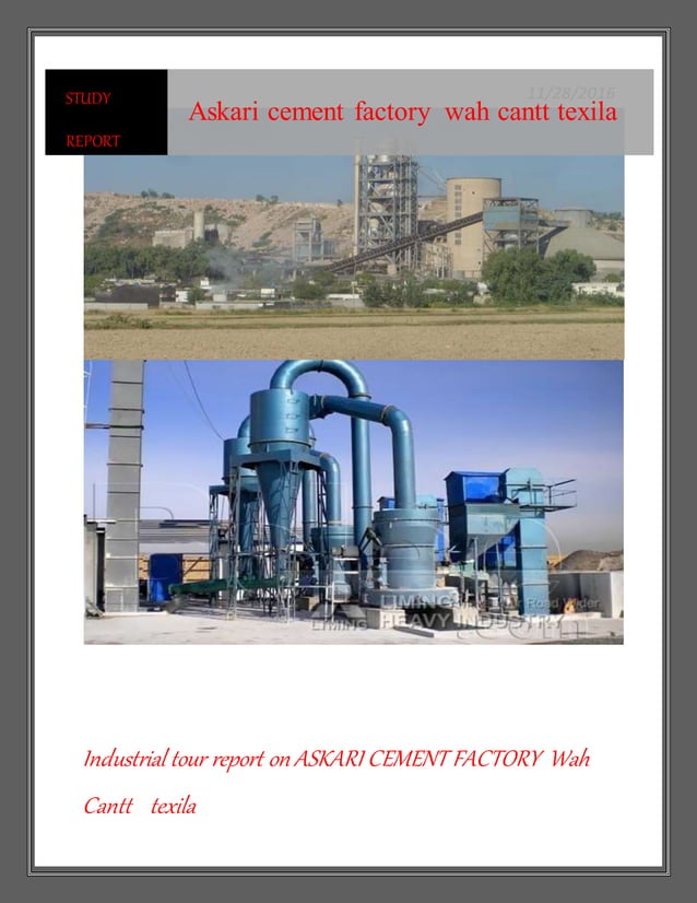 askari cement report | DOCX