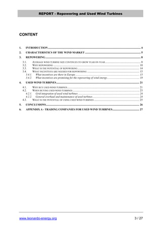 Repowering and Used Wind Turbines | PDF