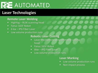 R&E Automated Systems PowerPoint Presentation | PPT