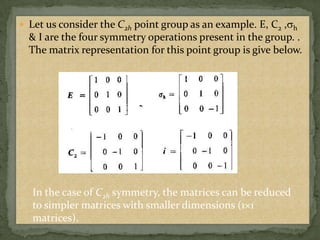 reducible and irreducible representations | PPTX
