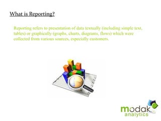 Reporting | PPT | Business | Business and Finance