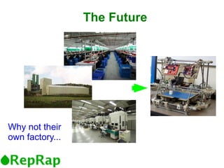 Rep Rap - 3D OSS Printers - by adrian bowyer- fossa2011 | PPT