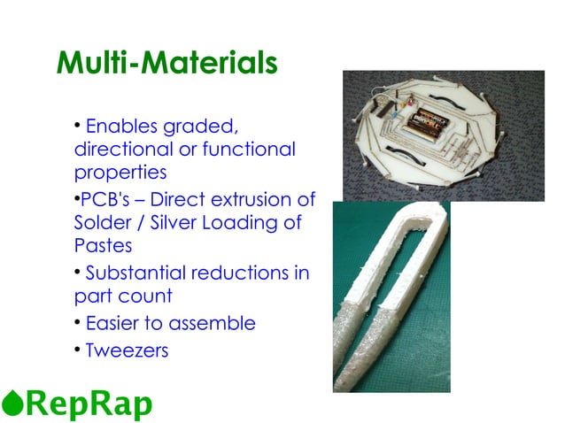 RepRap @ FAB6 International Conference, Amsterdam | PPT | Technology & Computing