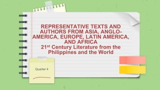 REPRESENTATIVE AUTHORS & TEXT ANGLO-AMERICAN.pptx
