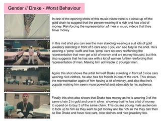 Representations in music videos | PPTX