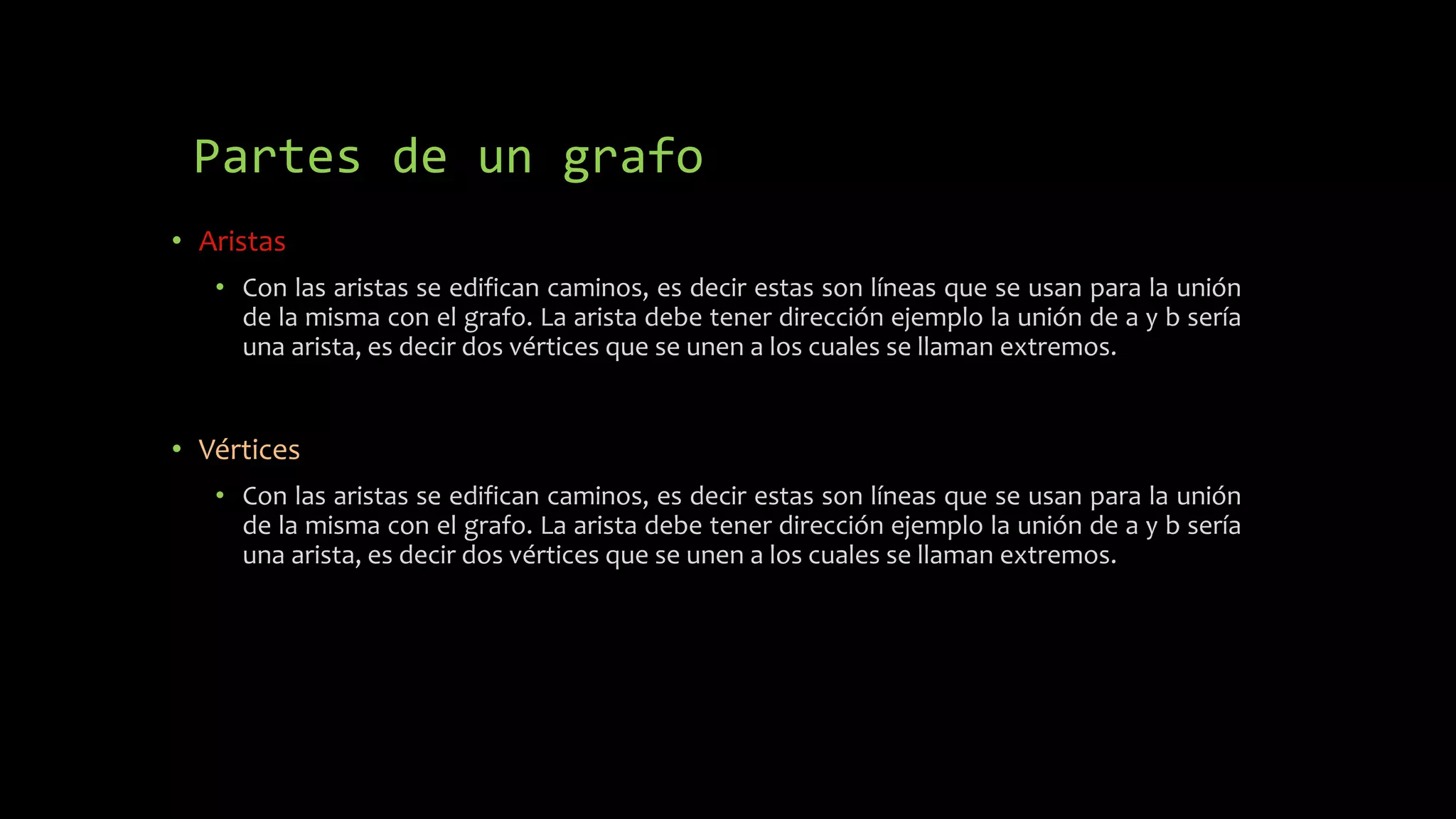 Representación de grafos | PPTX | Science