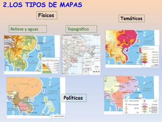 Representacion de la tierra y mapas. tema 4