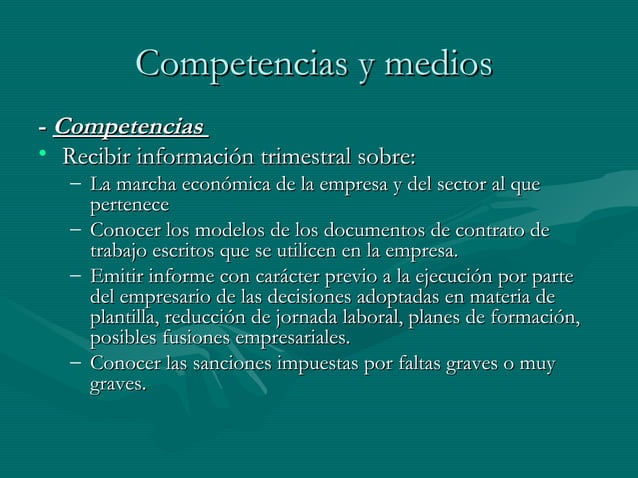 Representacion trabajadores | PPT