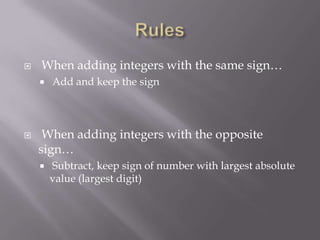 Represent addition and discover the rules web | PPT