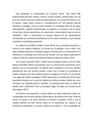 Representantes de los paradigmas de la investigación | PDF