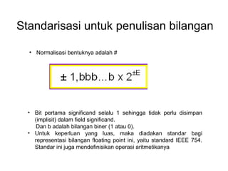 Representasi floating point | PPT