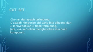 Representasi graf cut set | PPTX