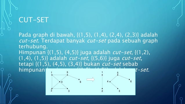 Representasi graf cut set | PPTX