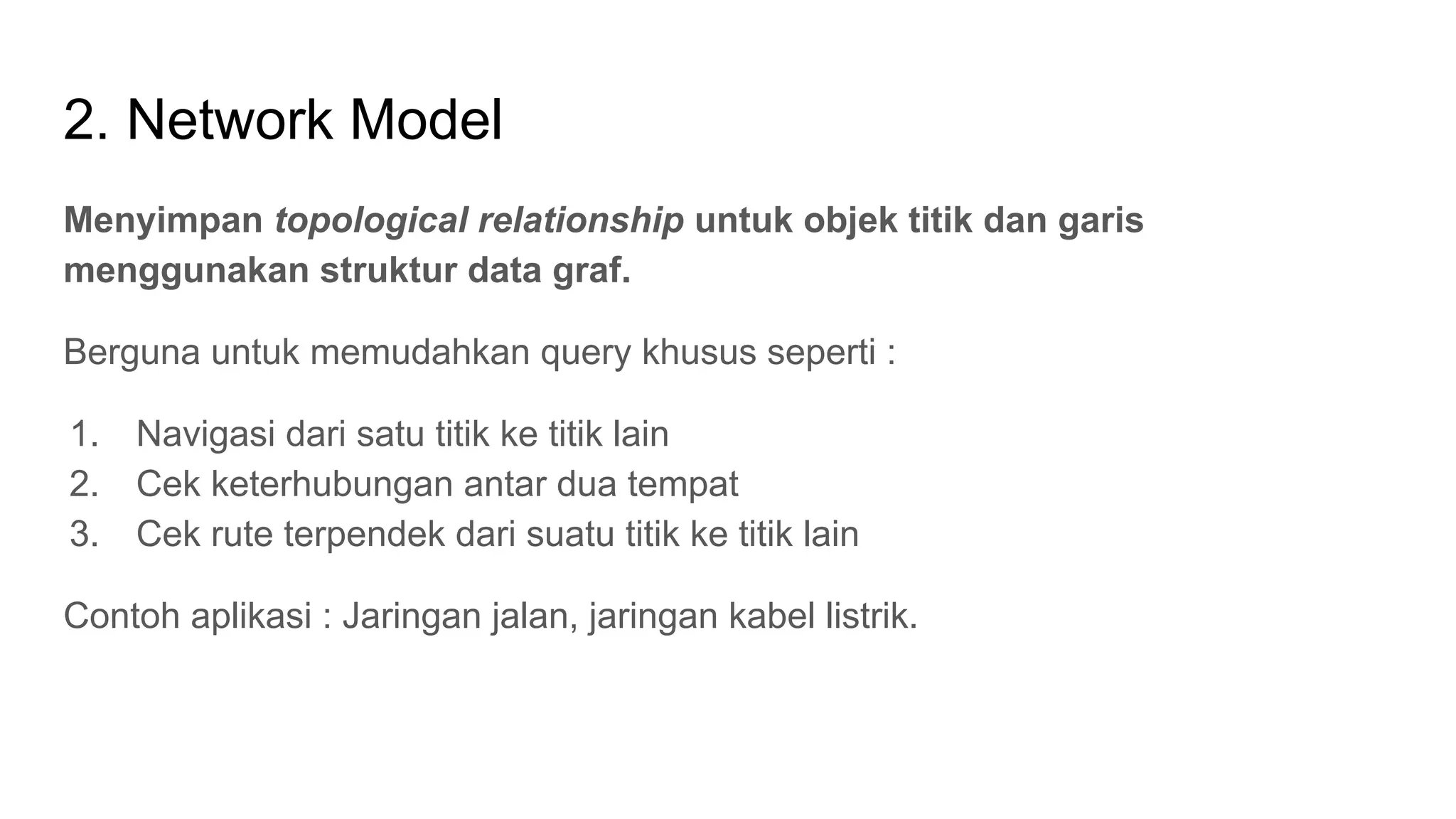 Representasi Kumpulan Objek Geometri Pada Database Spasial Ppt Free