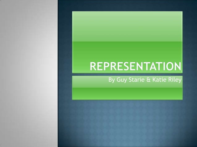 Representation | PPTX