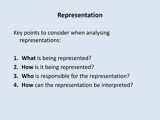 Representation | PPTX