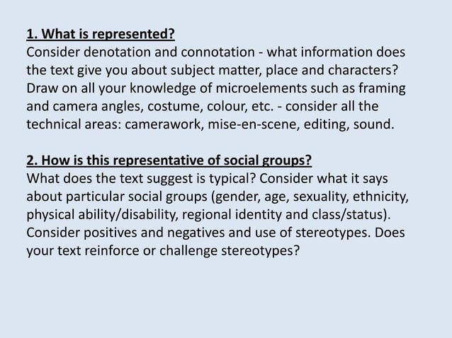 Representation | PPTX