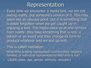 Representation | PPTX
