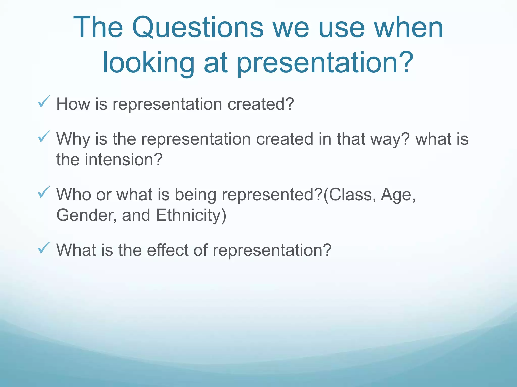 Representation | PPT