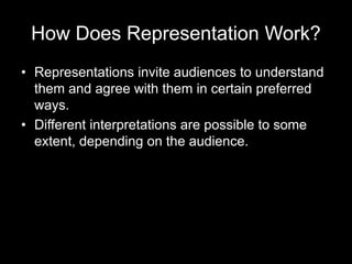 Representation | PPTX