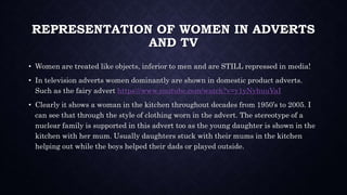 Representation of genders in advertsing and media | PPT