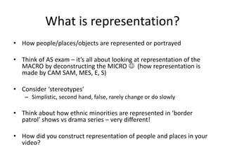 Representation | PPTX