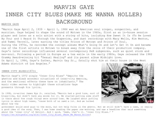 Representation case study | PPTX | Blues | Music