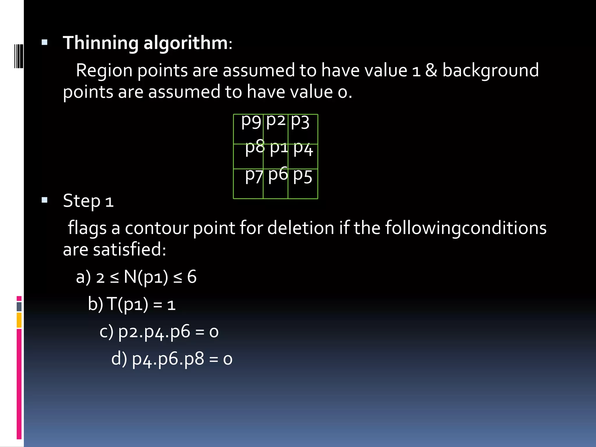 Image Representation & Descriptors | PPTX