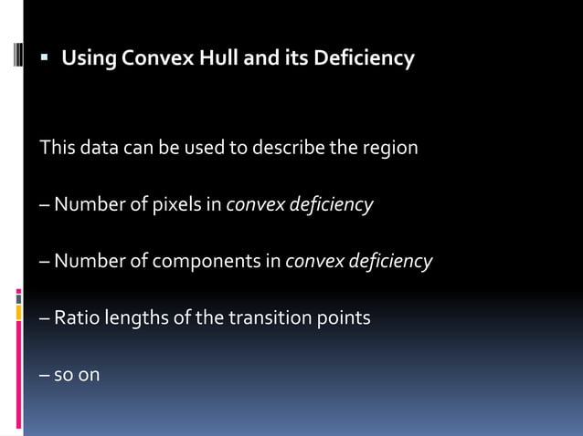 Image Representation & Descriptors | PPTX
