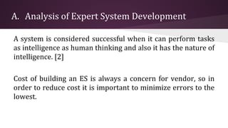 Requirement engineering techniques in developing expert systems | PDF