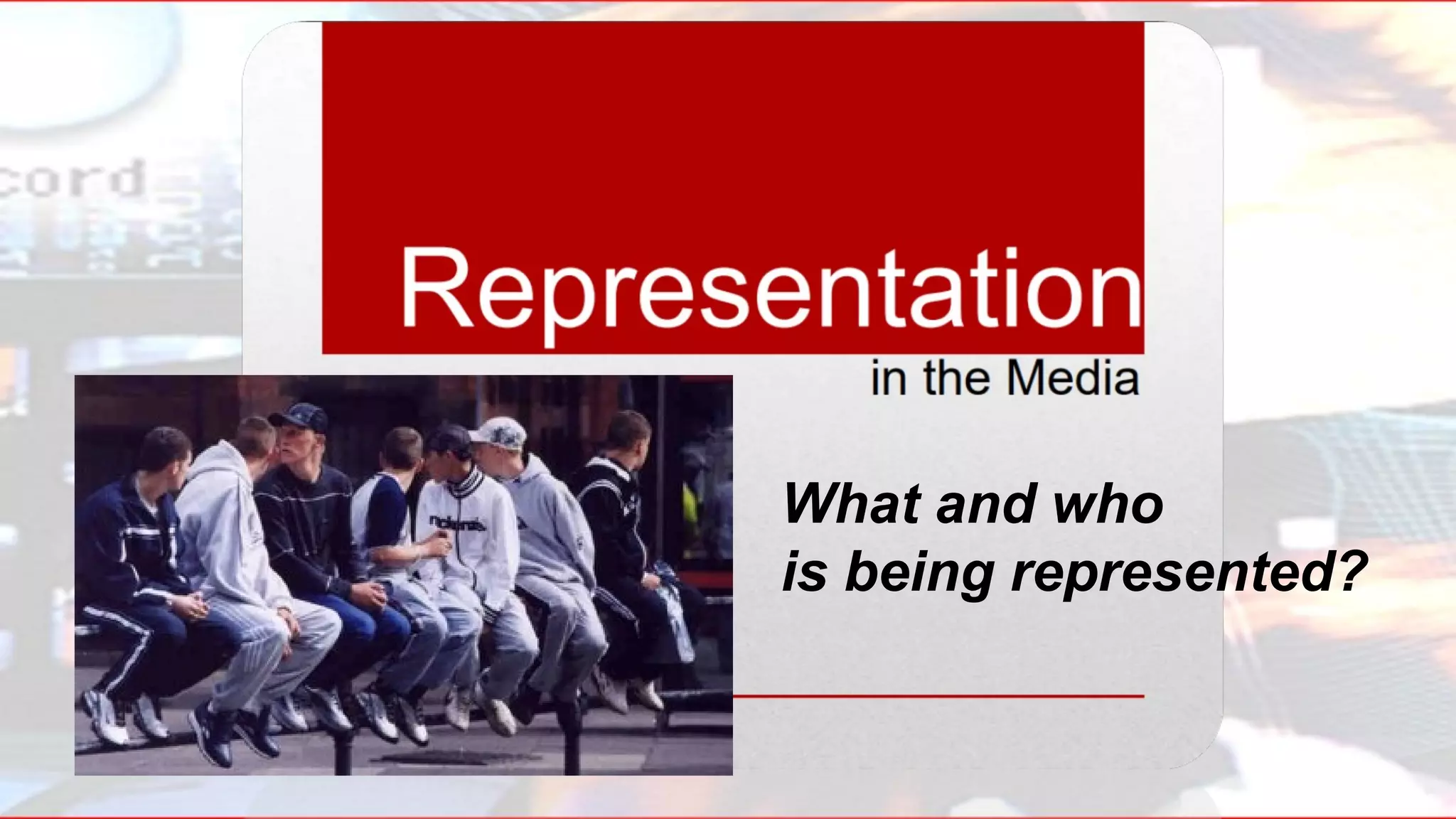 Representation 08 10 18 | PPT