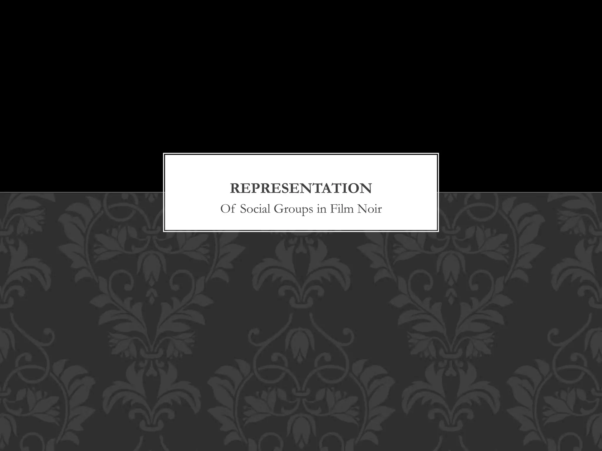 Representation | PPTX