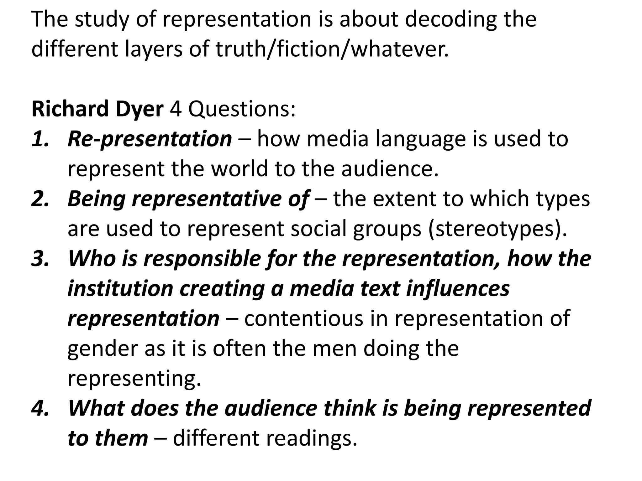 Representation a2 | PPTX | Debated Sensitive Social Issues | Sensitive Topics
