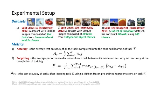 Representational Continuity for Unsupervised Continual Learning | PPT