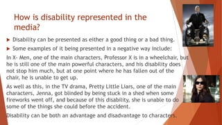Representational issues disability | PPT