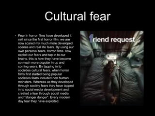 Representation and fear analysis | PPT