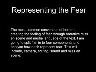 Representation Of Fear